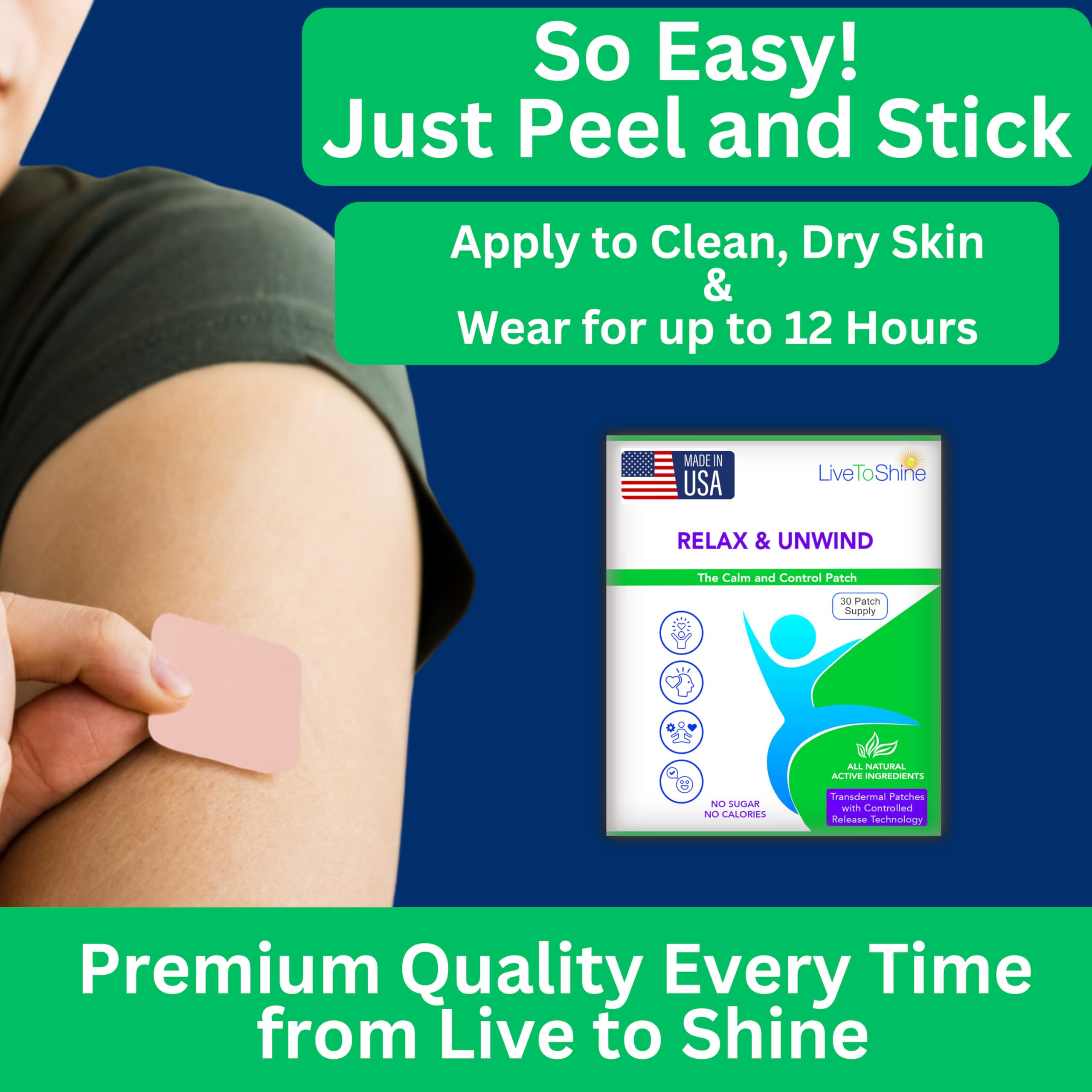 soothing patches for anxiety relief