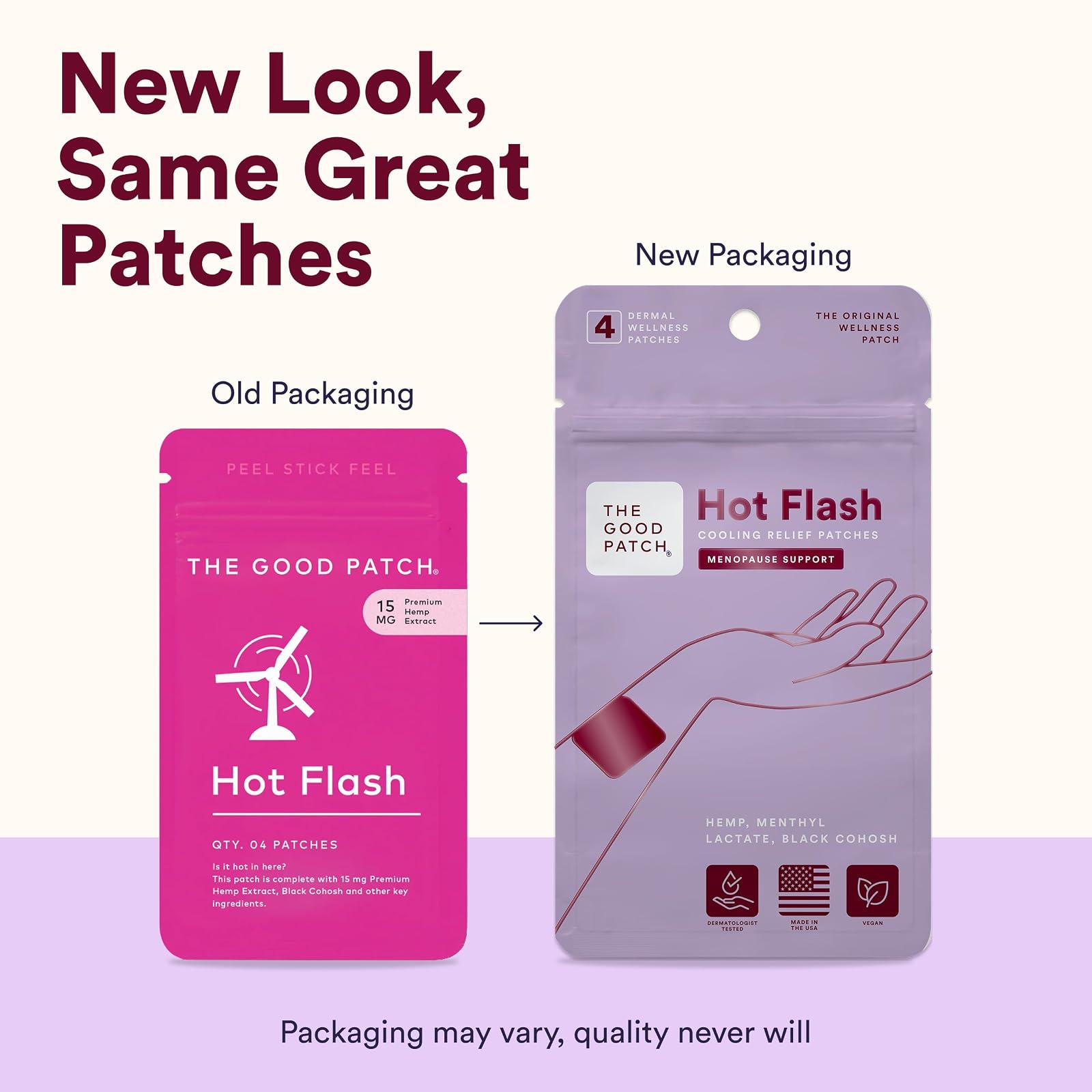 soothing patches for hot flashes