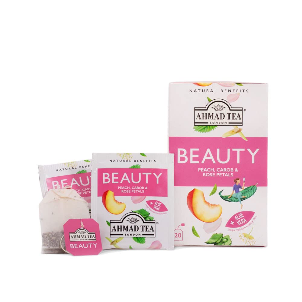 soothing peach and carob tea