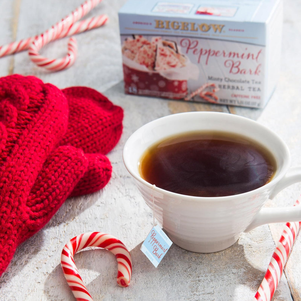 soothing peppermint bark tea blend