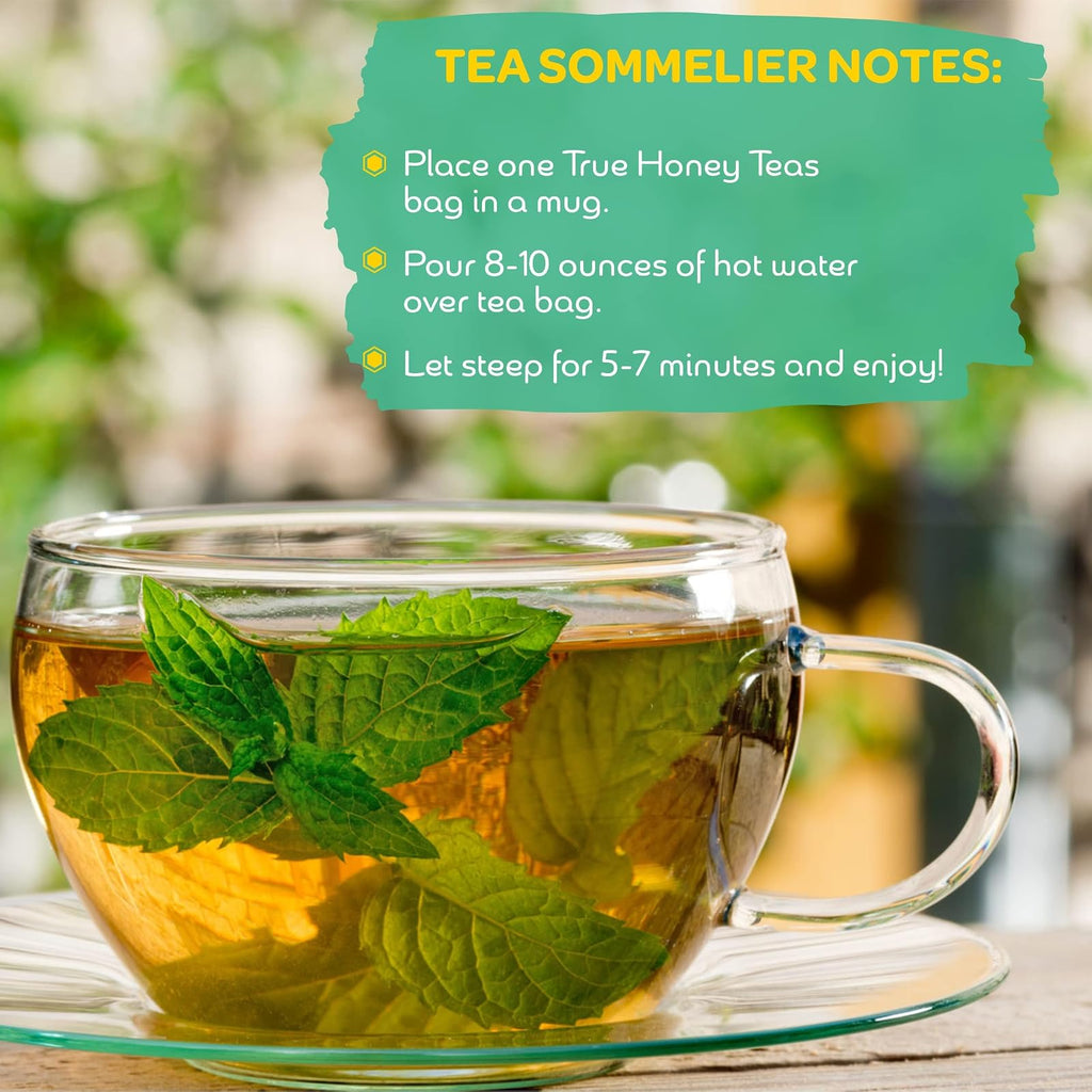 soothing peppermint herbal infusion