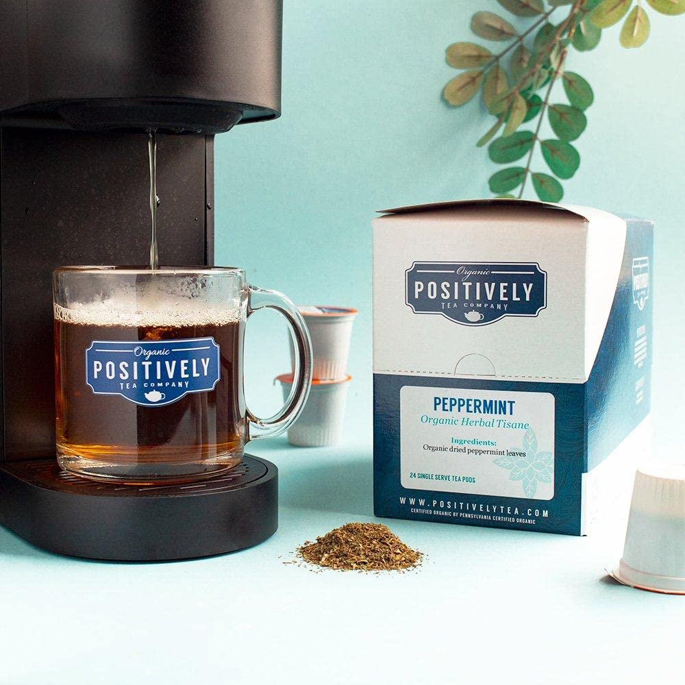 soothing peppermint herbal infusion