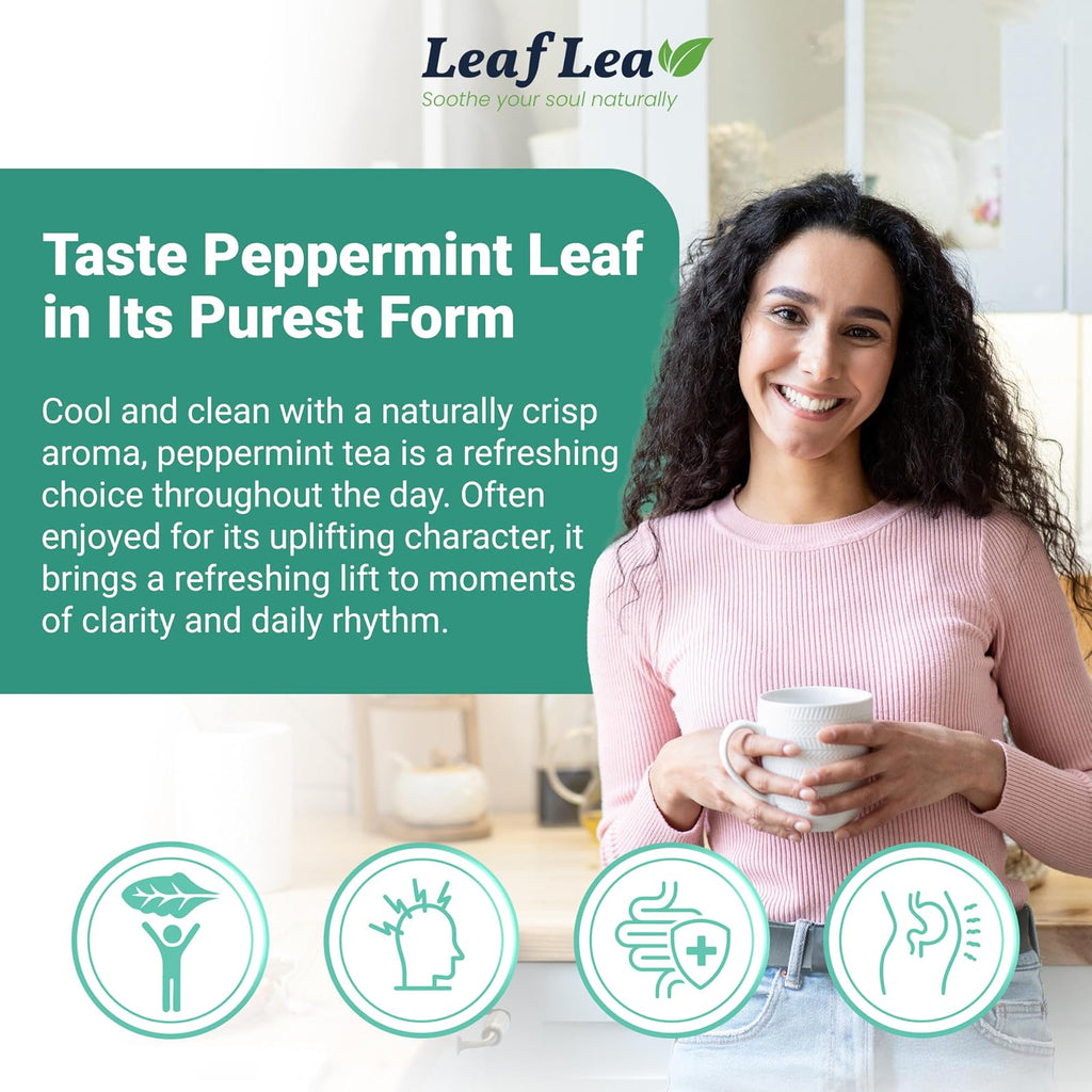 soothing peppermint herbal infusion