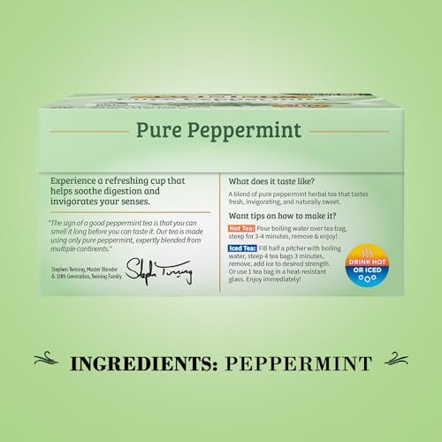 soothing peppermint tea for cold relief