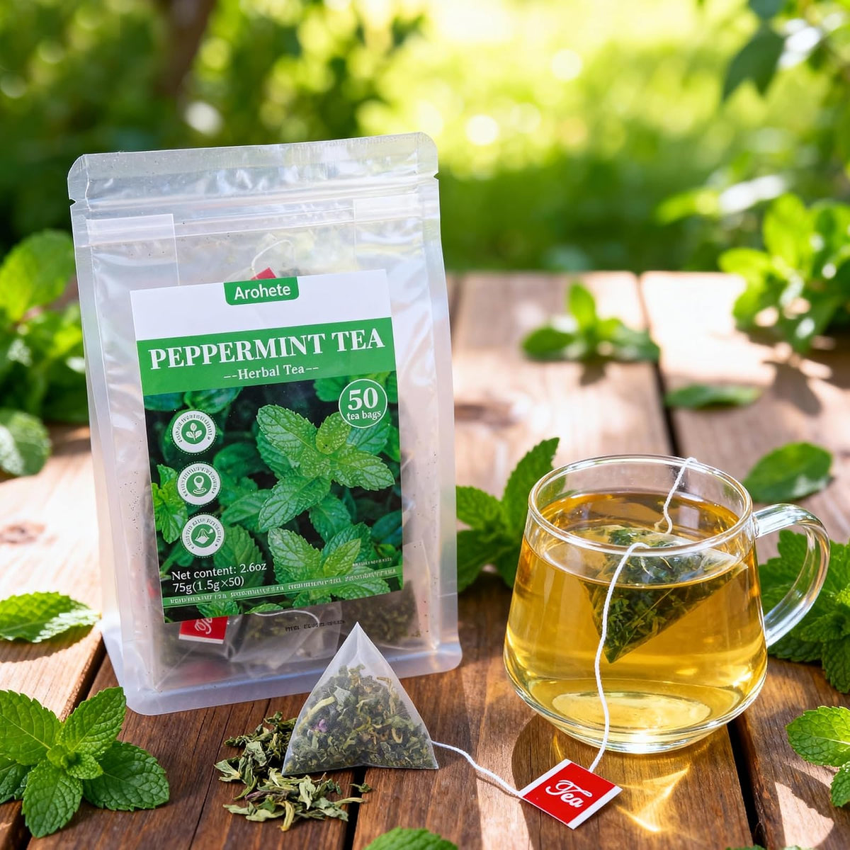 soothing peppermint tea for digestion