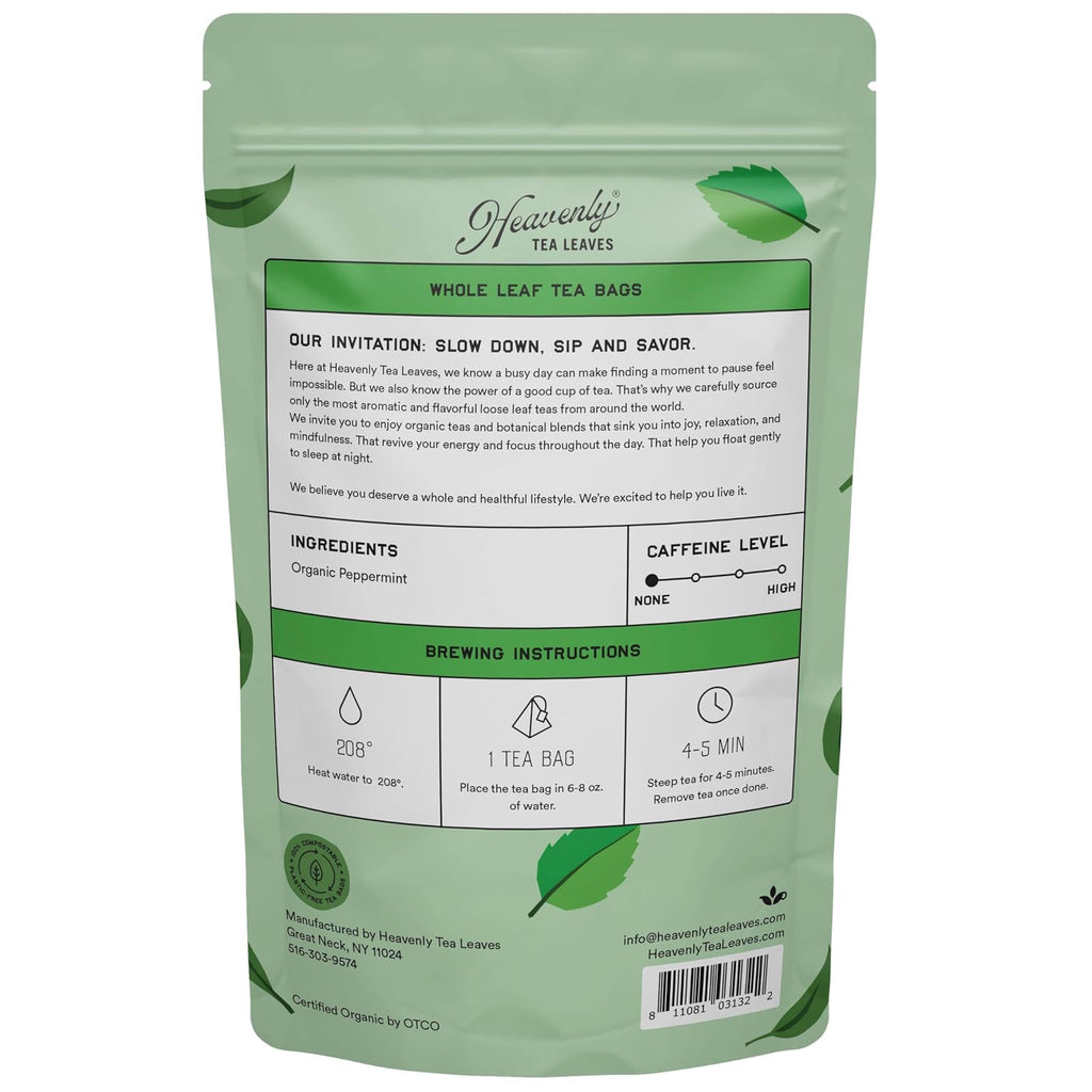 soothing peppermint tea for digestive health