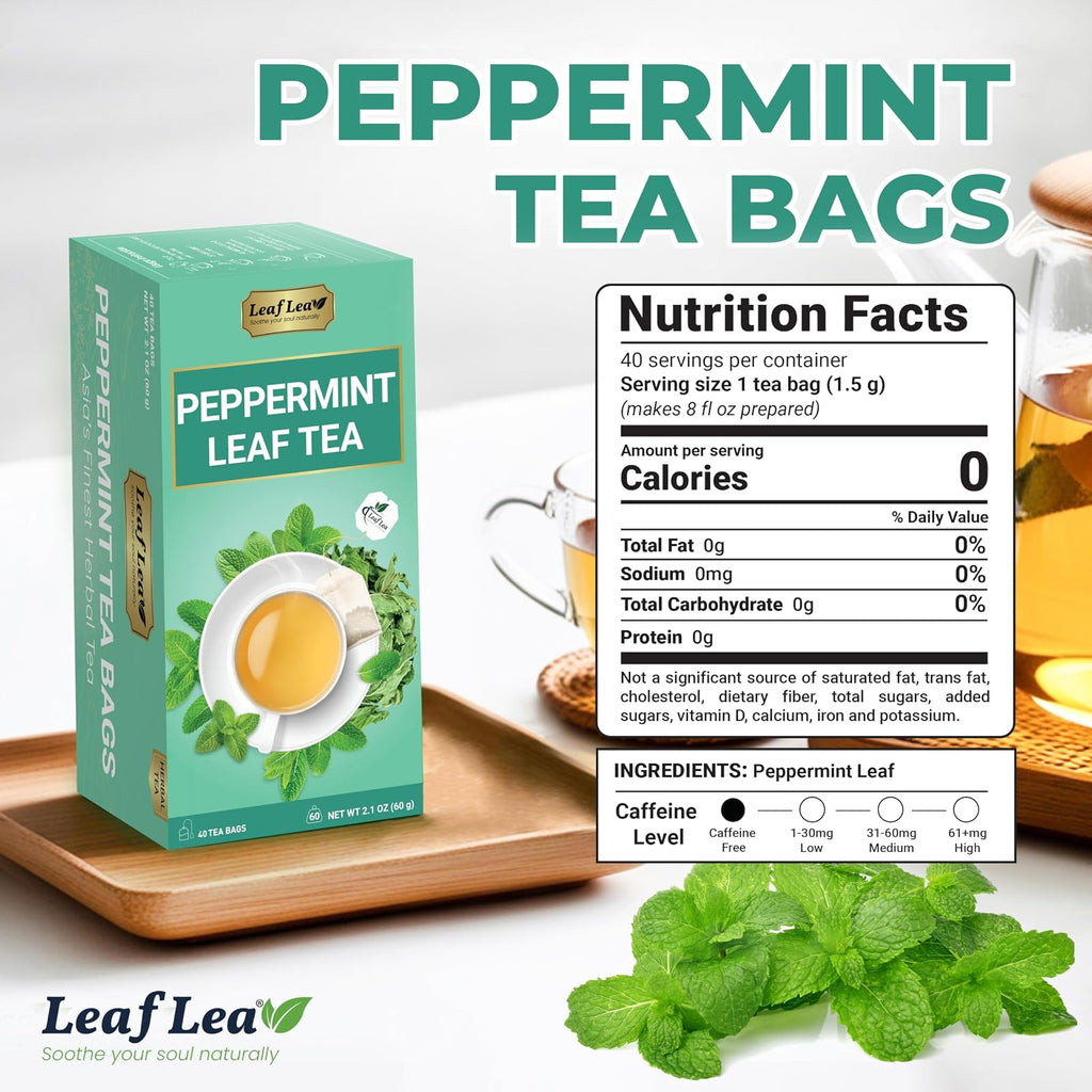 soothing peppermint tea for relaxation