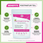 Soothing postpartum tea for new moms