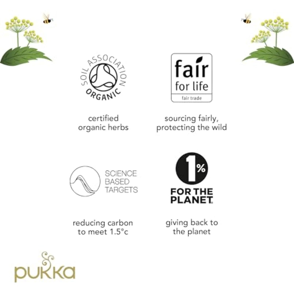 Soothing Pukka chamomile tea