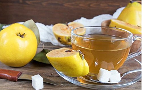 soothing quince-linden herbal tea