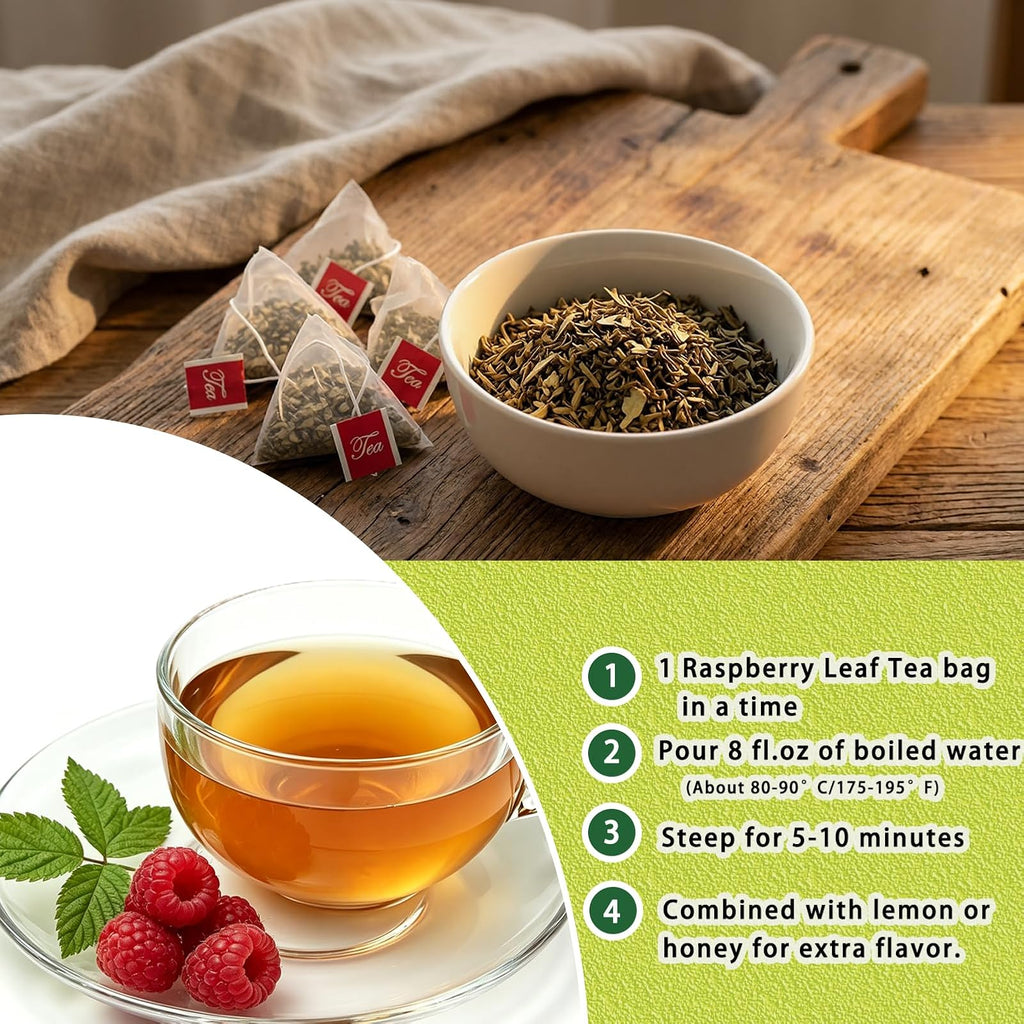 soothing raspberry leaf herbal tea
