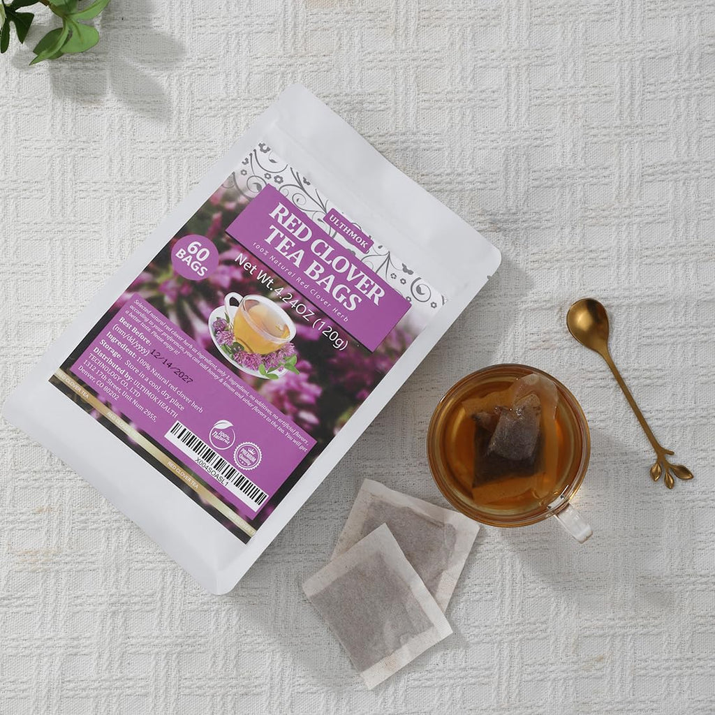Soothing red clover tea for bedtime