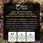 soothing red clover tea infusion