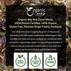 soothing red clover tea infusion