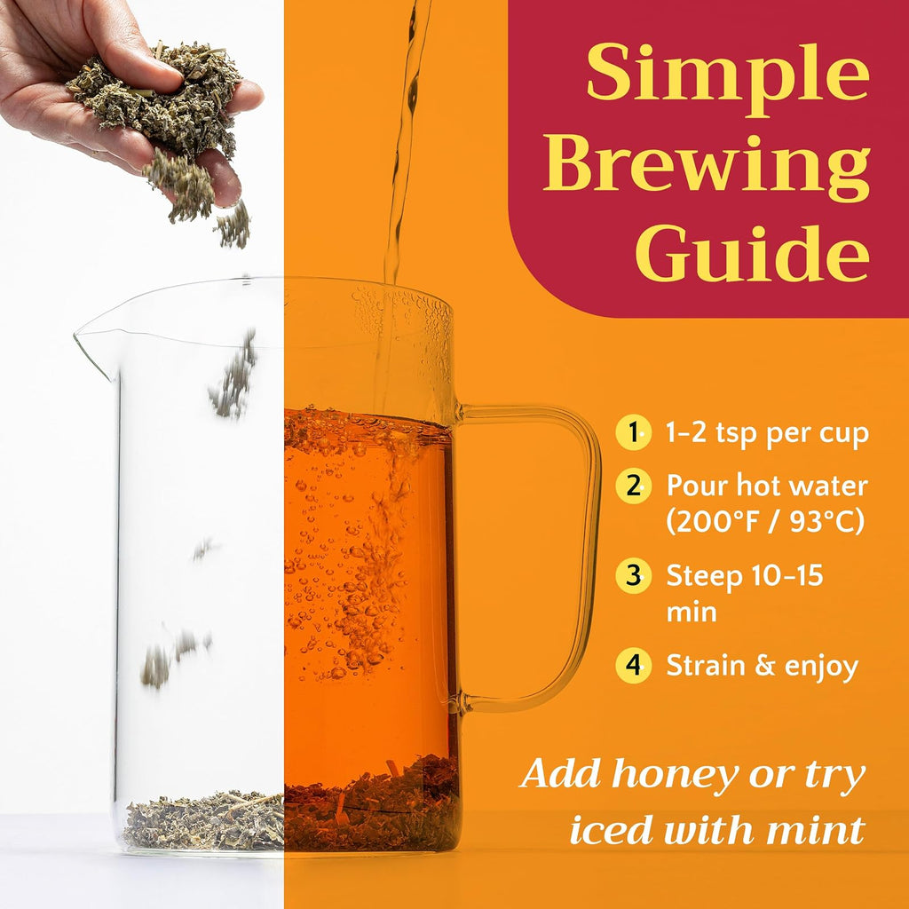 soothing red raspberry leaf infusion