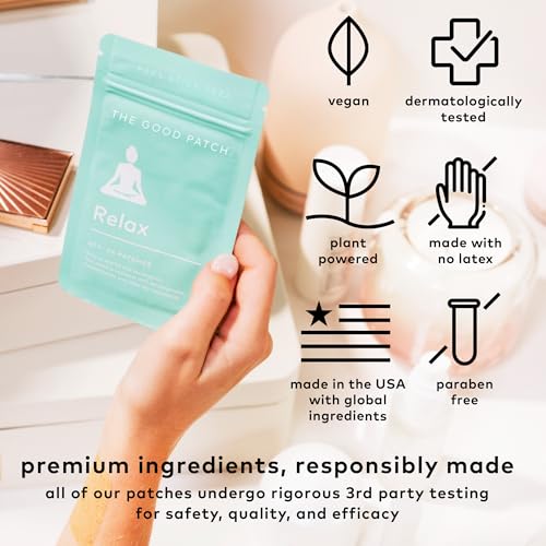 soothing relaxation patches for wellness