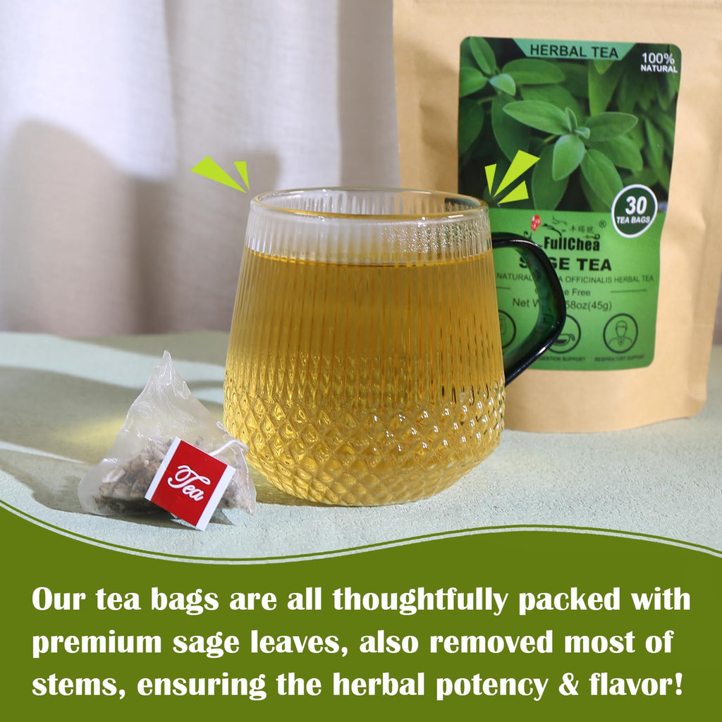 soothing sage herbal tea bags