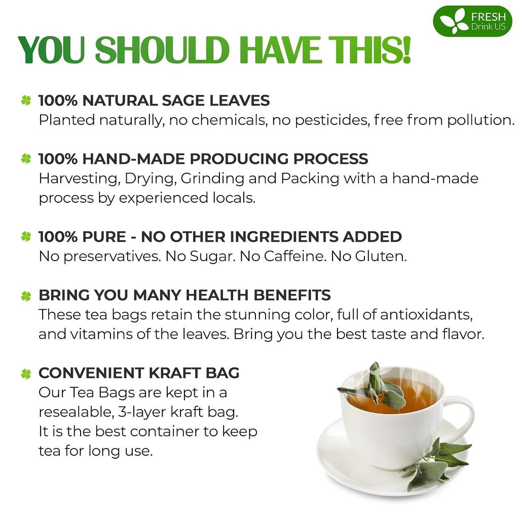 soothing sage leaf tea for relaxation