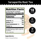 soothing sarsaparilla root tea bags