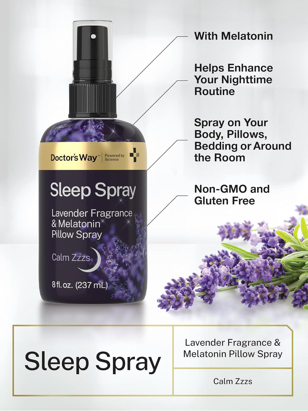 soothing sleep spray for restful nights