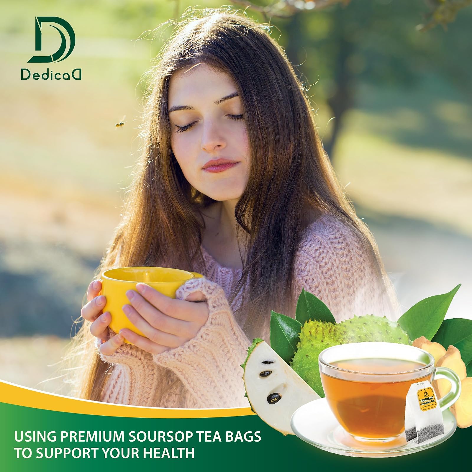soothing soursop leaves tea