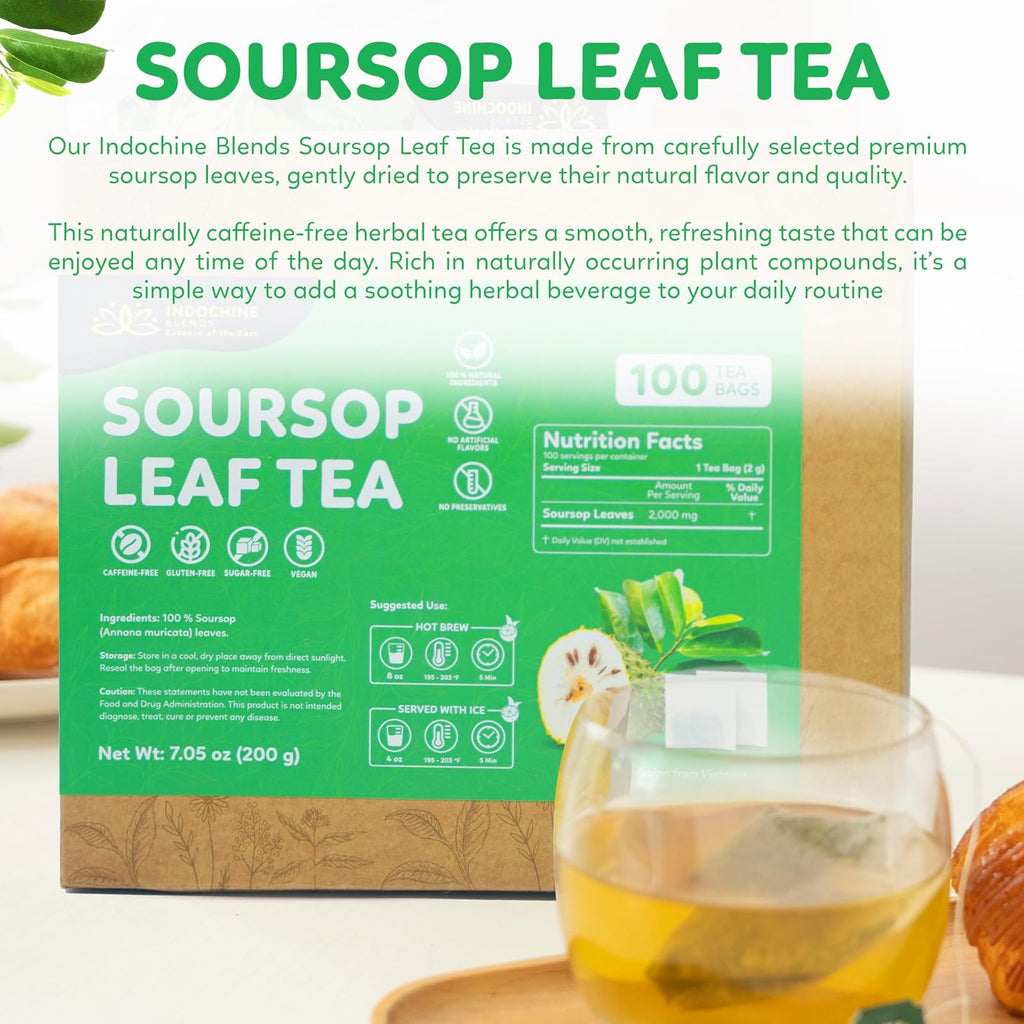 soothing Soursop tea experience