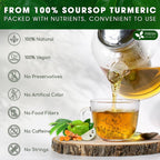 soothing soursop turmeric herbal infusion