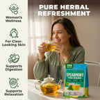 soothing spearmint herbal infusion
