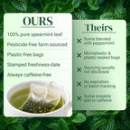 soothing spearmint herbal infusion