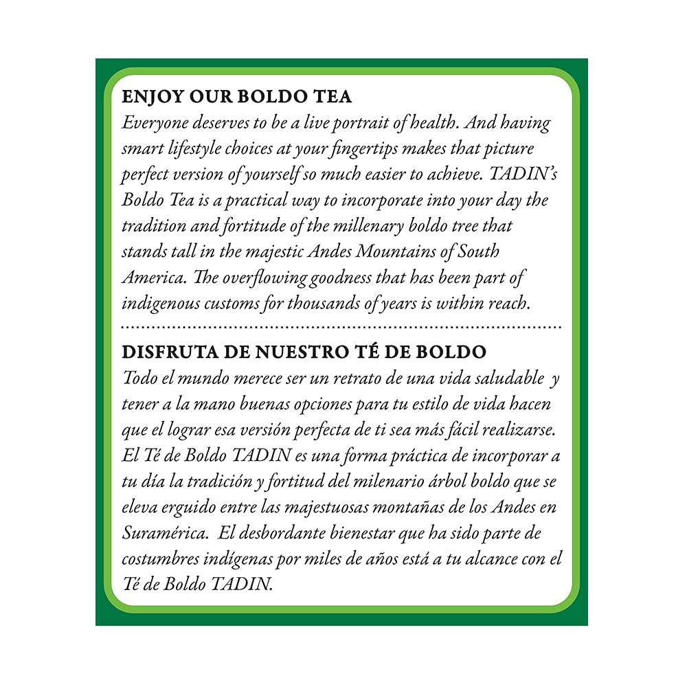 soothing Tadin Boldo tea