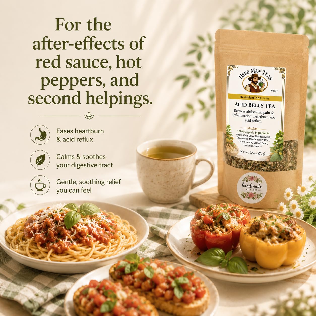 soothing tea for acid reflux