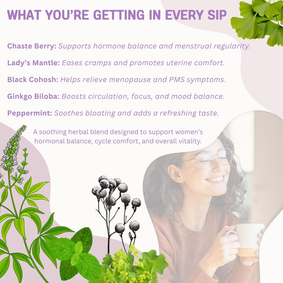 soothing tea for hormonal support