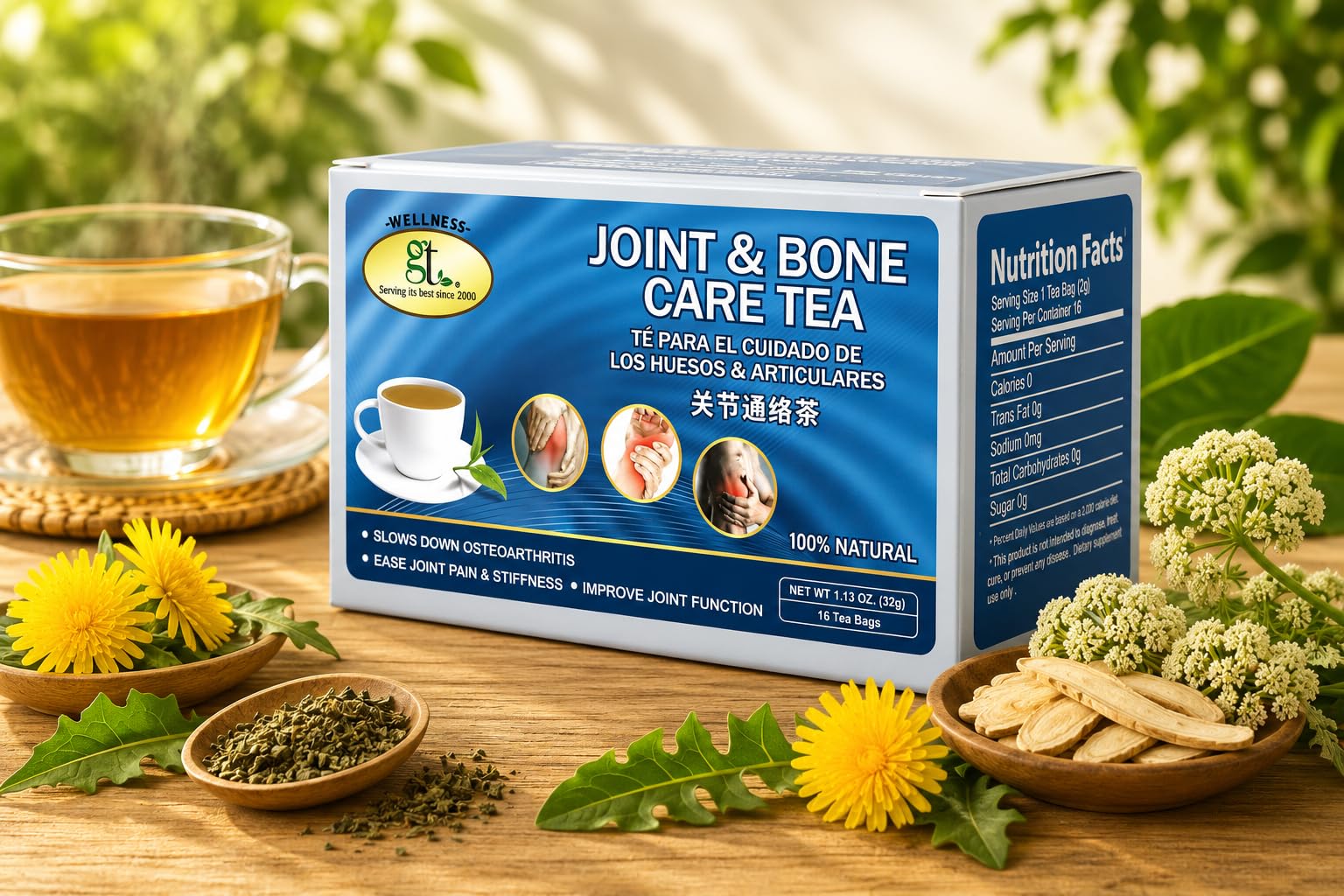 soothing tea for joint pain