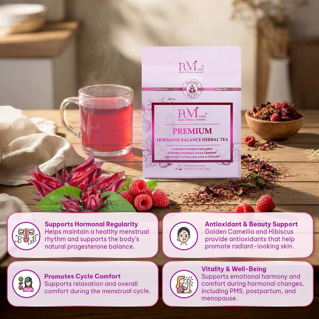 Soothing tea for menstrual relief