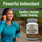 soothing throat lozenges with zinc