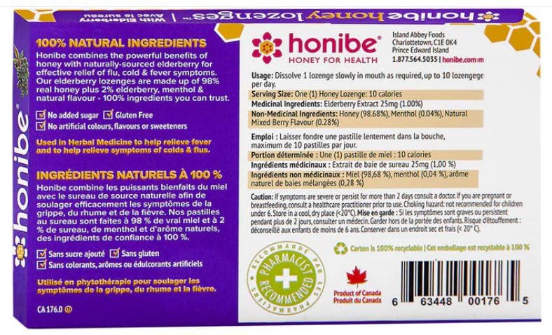 soothing throat relief elderberry lozenges