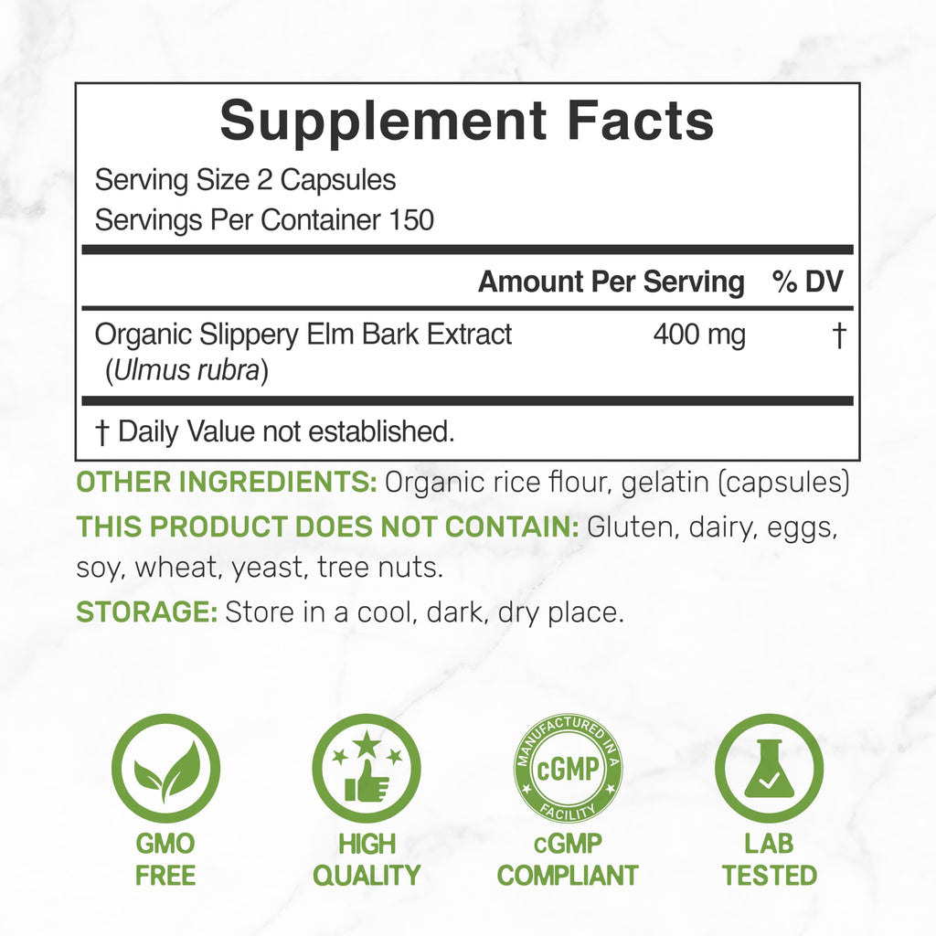 Soothing throat support with Slippery Elm