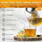 soothing Tulsi herbal tea blend
