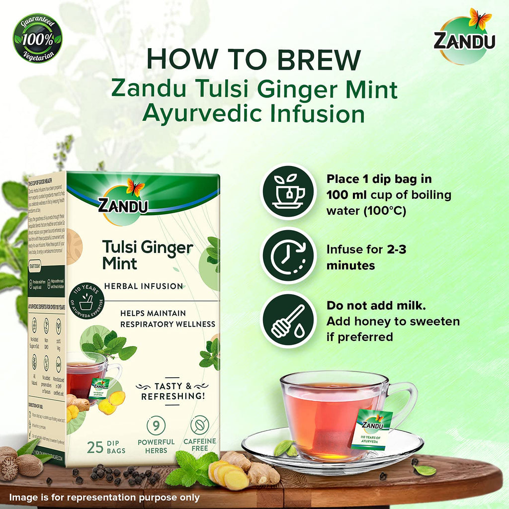 soothing tulsi herbal tea