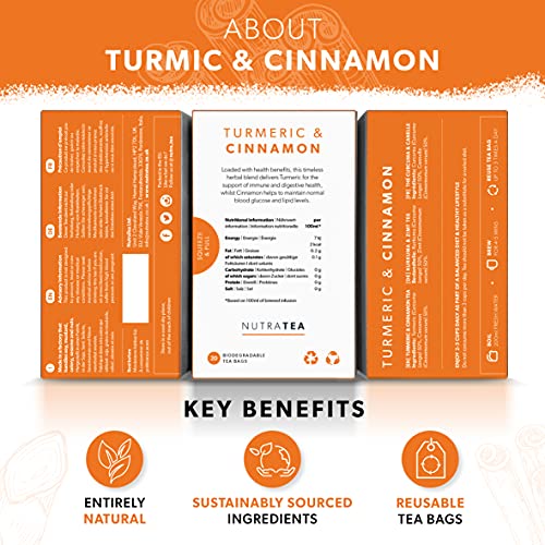 soothing turmeric cinnamon tea bags