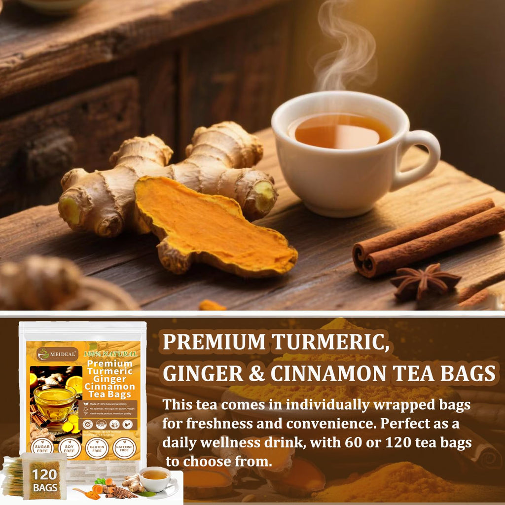 soothing turmeric ginger cinnamon blend