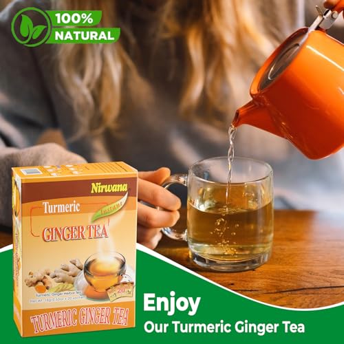 soothing turmeric ginger tea blend