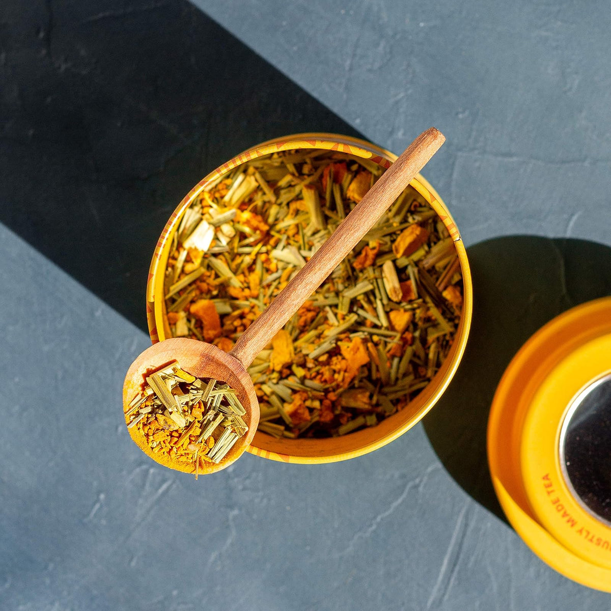 soothing turmeric ginger tea blend