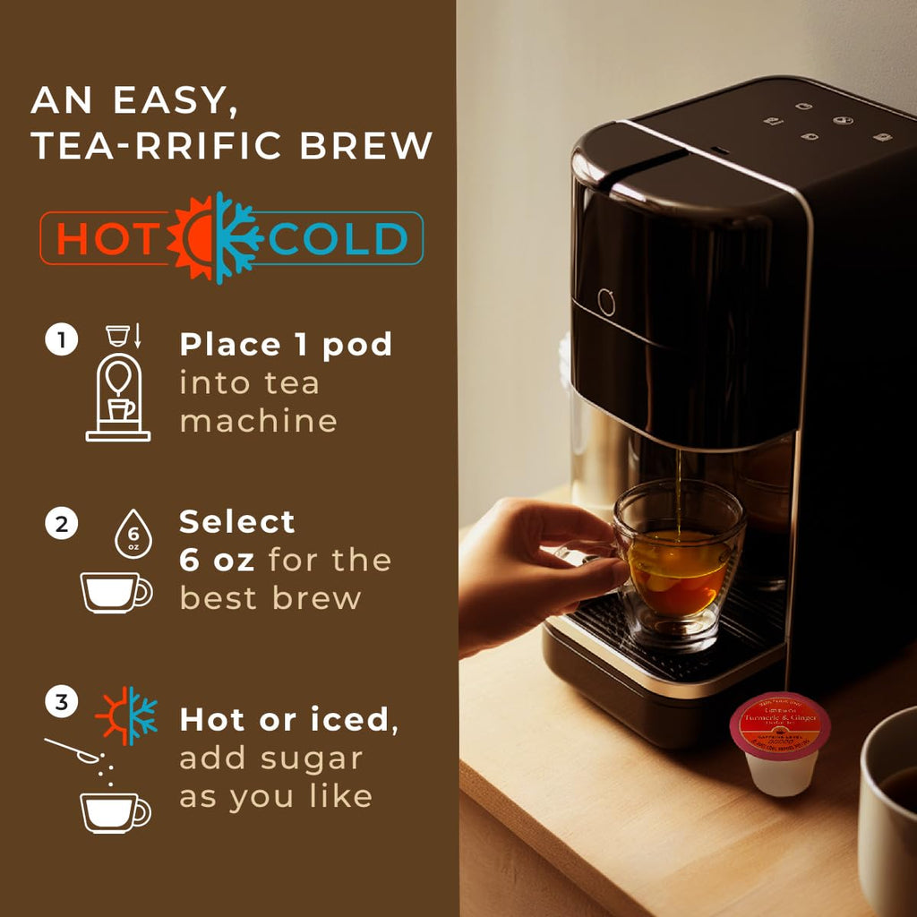 Soothing turmeric ginger tea blend