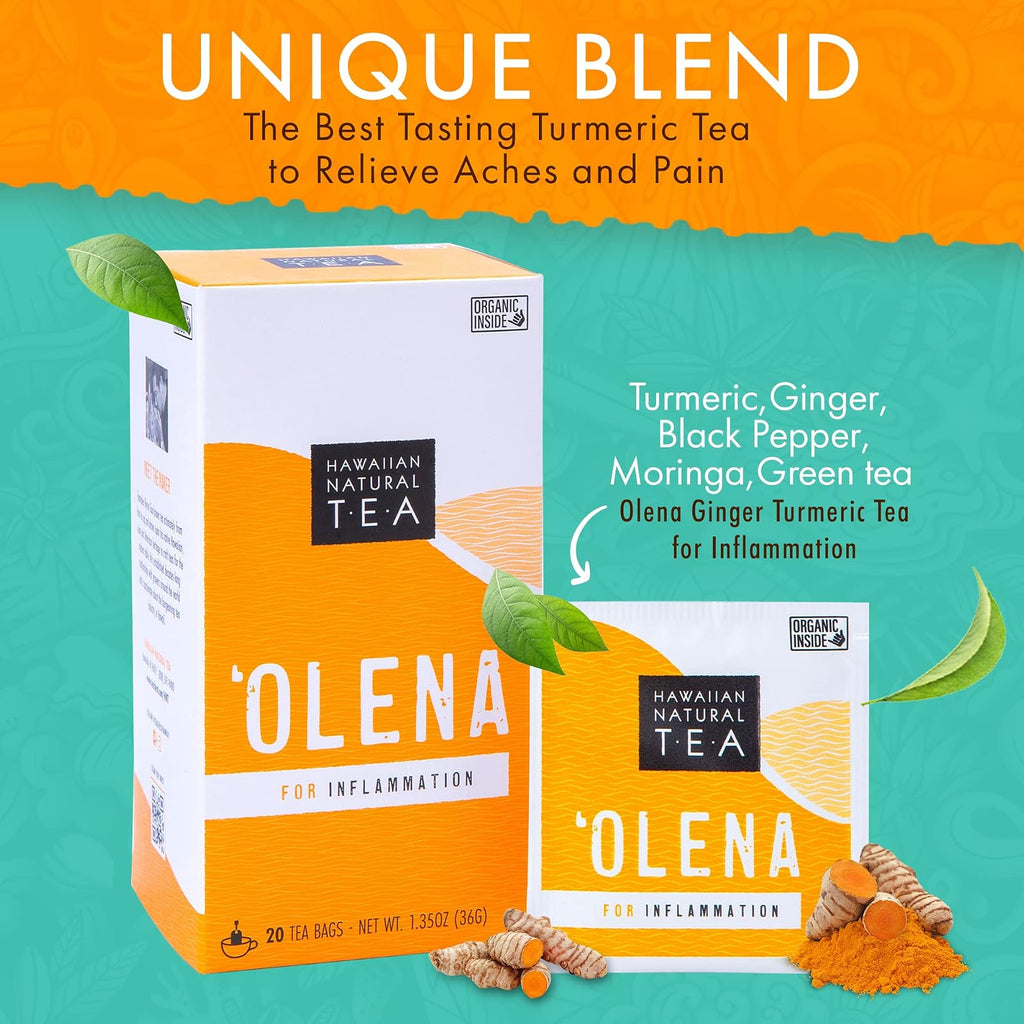 soothing turmeric green tea bags