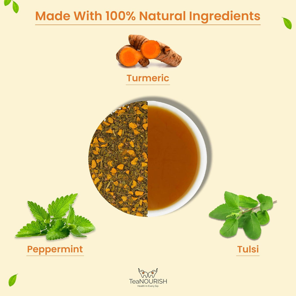 soothing turmeric mint tea benefits