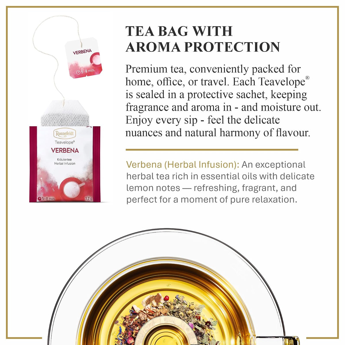 soothing verbena herbal tea for relaxation