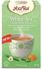 soothing white tea with aloe vera