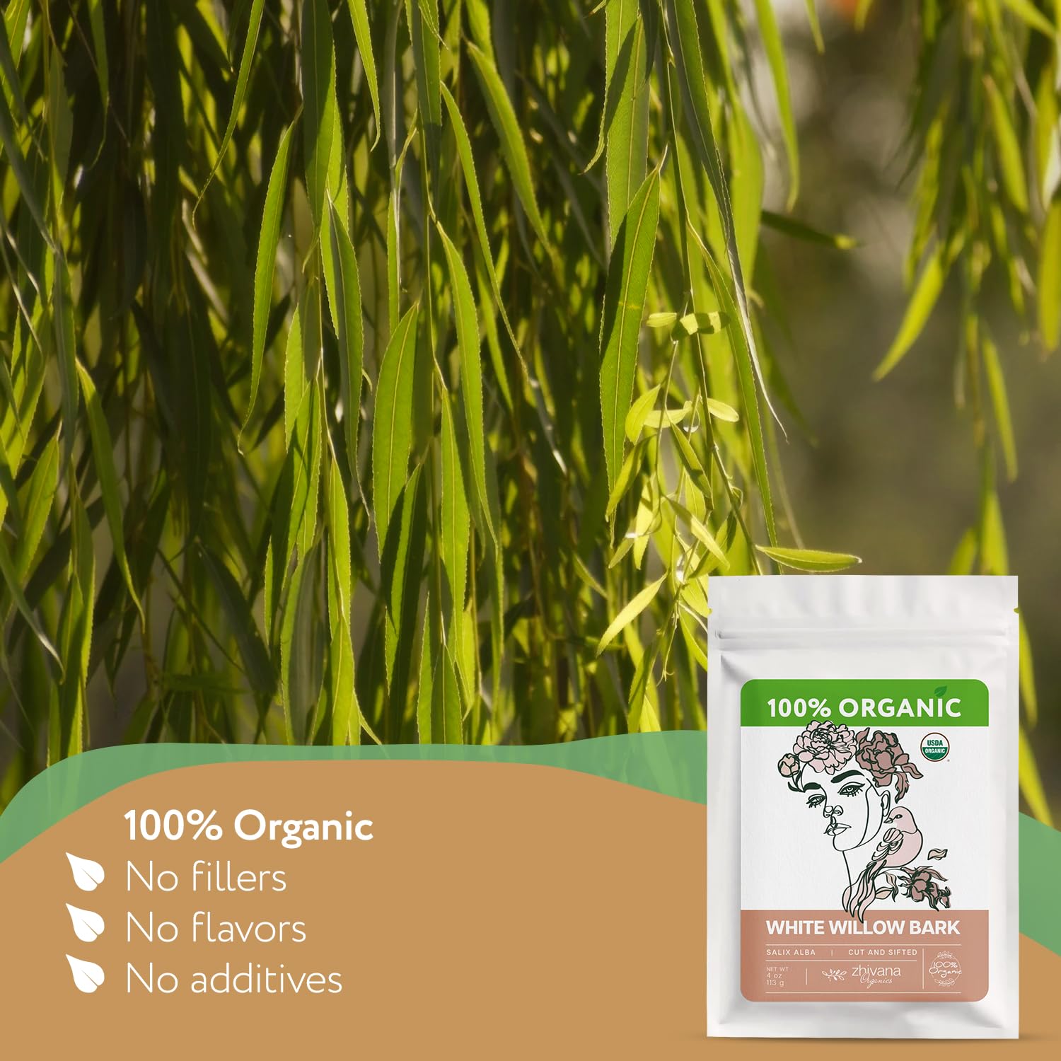soothing white willow bark tea