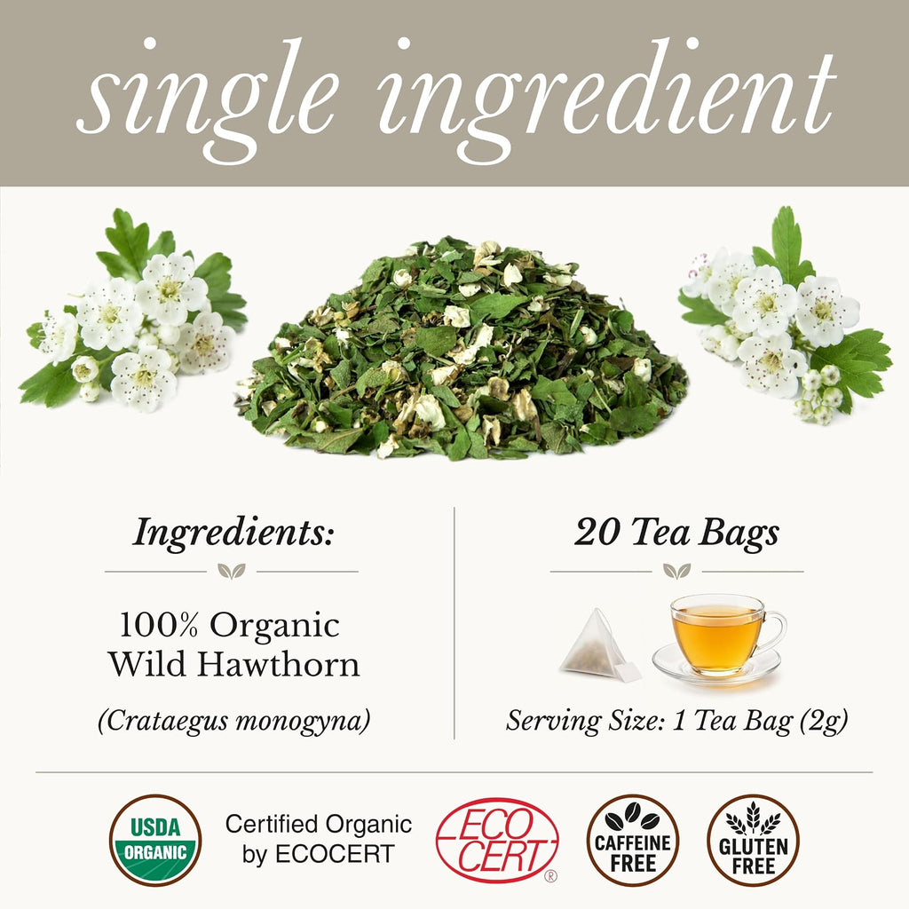 Soothing wild hawthorn tea experience